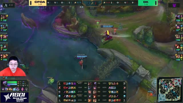 [클립][2군롤드컵] DK vs CFO 가자 디플러스기아 #ASCICostream | SOOP VOD