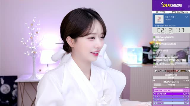[클립] 마이민♡에게 별풍선 1421개 선물 | SOOP VOD