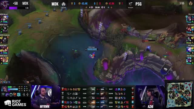 [캐치][MDK vs PSG] PCS의 페이커라 불리는 메이플이여.. | SOOP VOD
