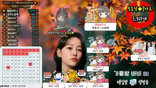 [클립] 쌀밥ё에게 별풍선 2848개 선물 | SOOP VOD