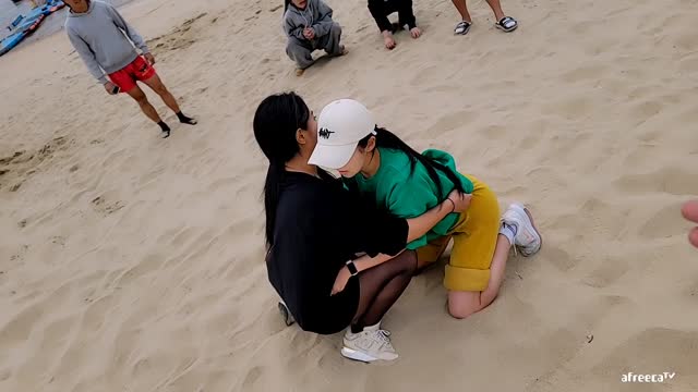 [클립]응주 VS 순녀 씨름 대결 | SOOP VOD