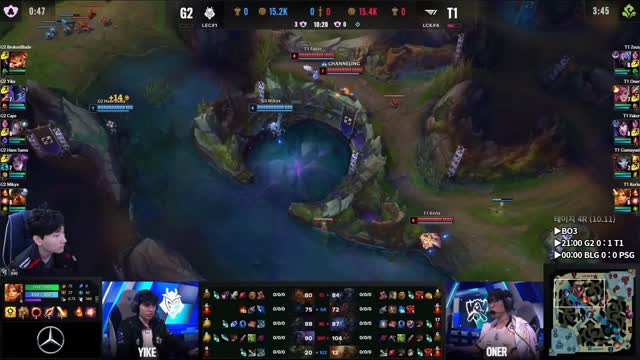 [캐치]김민교 롤드컵 T1 vs G2 이기면 8강진출 #Worlds2024 | SOOP VOD