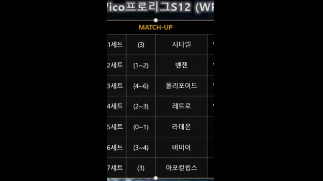 [캐치]용띠배 Wico프로리그S12 39경기 리오넬메기 vs 스껄스껄 맞즐 | SOOP VOD