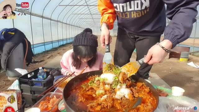 [클립]소유비 제1회 소끼듭쇼 BJ체대오빠 오리주물럭3KG 먹방 | SOOP VOD