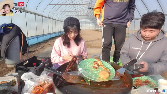 [클립]소유비 제1회 소끼듭쇼 BJ체대오빠 오리주물럭3KG 먹방 | 아프리카TV VOD