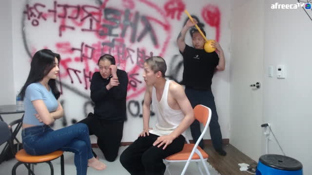 [클립]시조새x손턱구x에버x숨니 상황극 2 | SOOP VOD