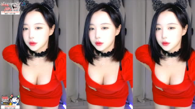 [클립] 신입여캠 10일차 ♡ 레드원피스 ♥ | SOOP VOD