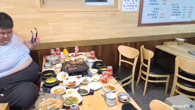[클립]목살 먹방 320kg빅죠 270kg빅현배 160kg엄삼용 | SOOP VOD