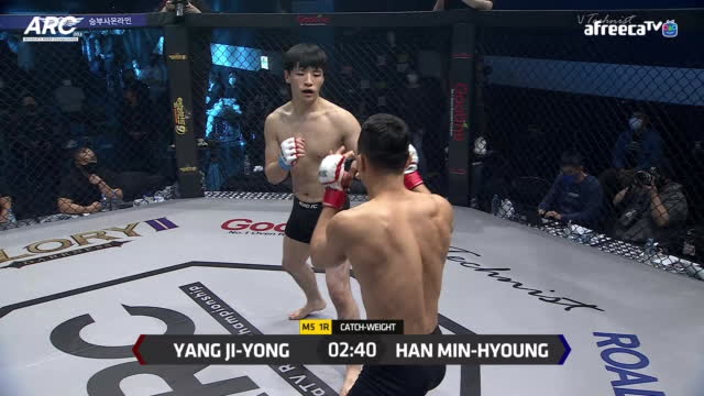 [클립][ARC003] 아프리카TV X 로드FC MMA 콜라보 대회 액션홍구/권아솔/채민준/김대환 | SOOP VOD
