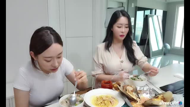 [클립]BJ두근x라송이 다이어트 쿡방 | SOOP VOD