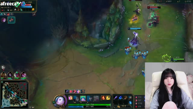 [클립]롤여캠 미드 연습 lol | SOOP VOD