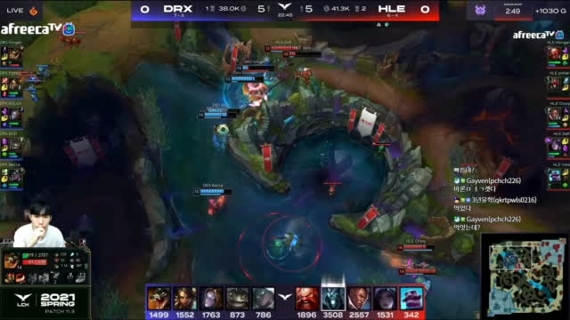 [클립]저교수의 날카로운 LCK 중계 DRX vs HLE | SOOP VOD