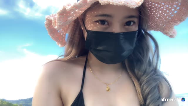 [클립]태국인 신입여캠 21살 자연산E클래스 비키니입구 해변와따 | SOOP VOD