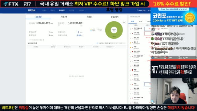 [클립]RT7 BJ존버 게이매매 오늘수익 100 이번달 2300 ㄴㅇㄸ FTX 비트코인 코인 | SOOP VOD