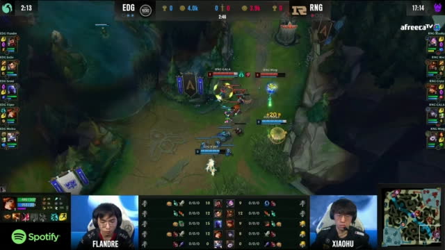 [클립][RNG vs EDG] 2021 LoL 월드챔피언십 8강 2경기 | SOOP VOD