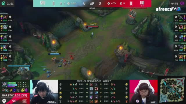 [클립][LGD vs WBG] 2022 LPL 스프링 I 더샤이 | SOOP VOD