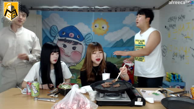 [클립]MSG 고기3kg 못먹으면 합숙 | 아프리카TV VOD