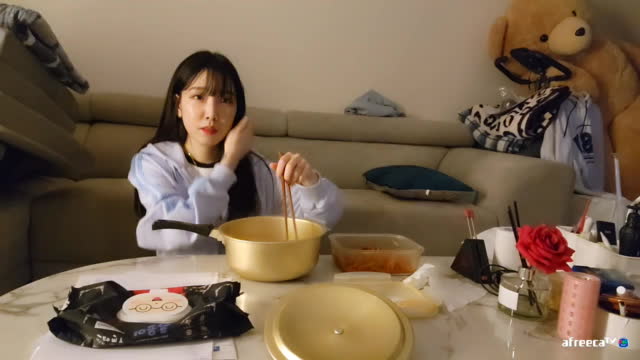 [클립]🔥NSU 남순 - 라면끓여주기🔥(feat.나닝) | 아프리카TV VOD