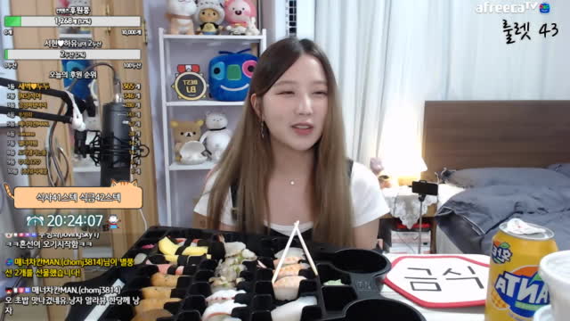 [클립]24시간/첫끼, 초밥, 먹어14/먹지마15 | SOOP VOD