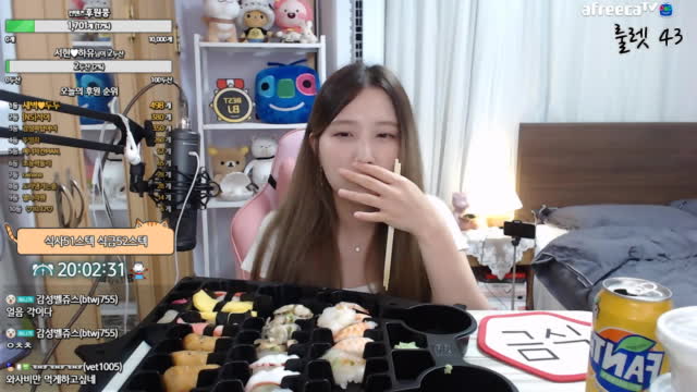 [클립]24시간/첫끼, 초밥, 먹어14/먹지마15 | SOOP VOD