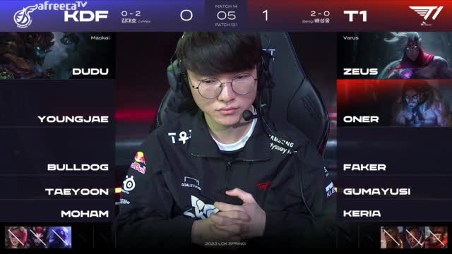 [클립]울챔스 / T1 vs KDF #LCKWatchParty | SOOP VOD