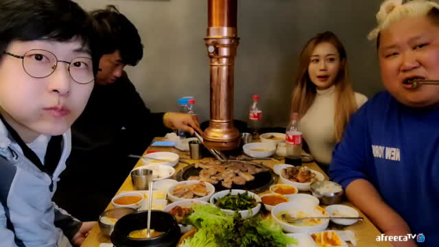 [클립]생)무한리필집 간판내리기 7kg도전중 기네스북도전먹방 범프리카 | SOOP VOD