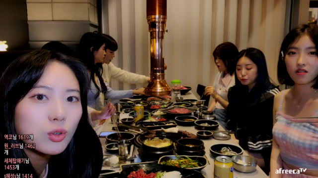 [클립][JUP] 조세라핌 회식 ! | SOOP VOD