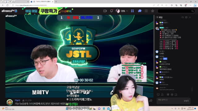 [클립][YB] 스타 단잉 씨팝 JSTL 허유팀vs왜냐맨팀 내상대 모꿀몬 | 아프리카TV VOD