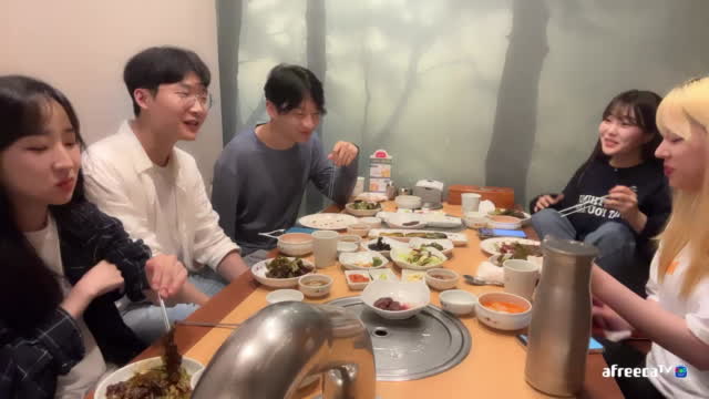 [클립]jstl 우승 회식(눈길x찬기x다나짱x요닝x연두) | 아프리카TV VOD