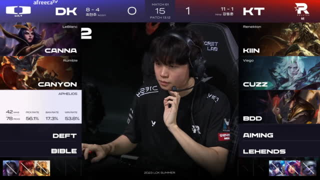 [클립]울챔스 / DK vs KT #LCKWatchParty | 아프리카TV VOD