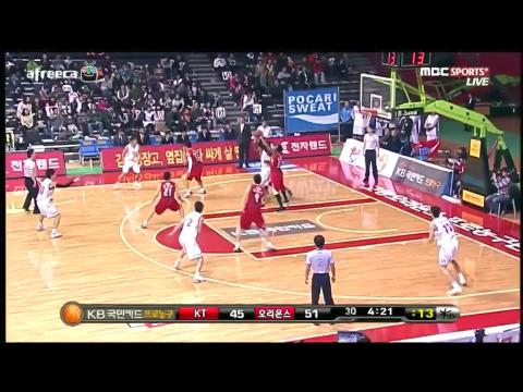 오리온스:KT 호리호리한 최진수의 파워 블록, 1월 8일 KBL 프로농구 | 아프리카TV VOD