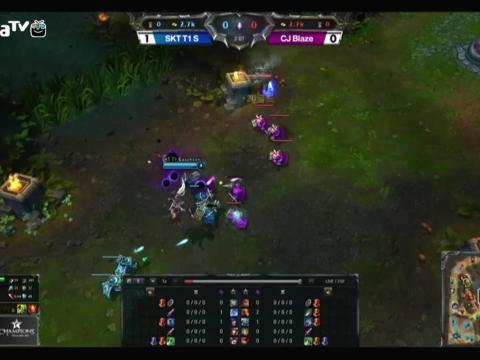 롤챔스 윈터 SKT T1 S vs CJ Blaze LOL Champions Winter 16강 A조 2경기 | SOOP VOD