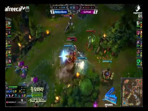 롤챔스 윈터 Xenics Storm vs CJ Frost LOL Champions Winter 16강 D조 다시보기 | SOOP VOD
