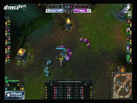 롤챔스 스프링 NaJin W Shield vs CJ Blaze LOL Champions Spring 16강 D조 1경기 | SOOP VOD
