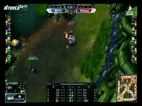 롤챔스 섬머 SKT T1 S vs KT Arrows LOL Champions Summer 2014 4강 A조 3경기 | SOOP VOD