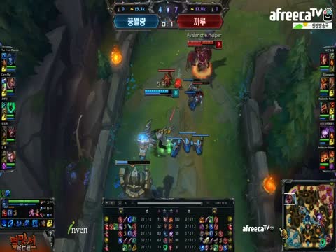 BJ LoL 멸망전! 까루 vs 풍월량 | 아프리카TV VOD