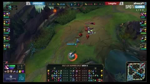 [SPOTV] 삼성 vs 롱주 3세트 2017 LoL Champions Korea Summer | SOOP VOD
