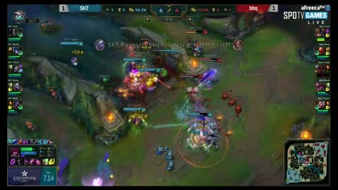 [SPOTV] SKT vs BBQ 3세트 2017 LOL Champions Korea Summer | SOOP VOD