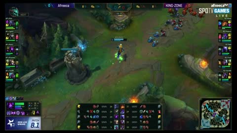 [아프리카 vs KZ] 1세트 2018 LoL Champions Korea Spring | SOOP VOD