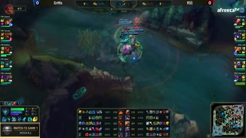 그리핀 vs RSG 1경기 1Set 2018 LoL Challengers Korea Spring Split | SOOP VOD