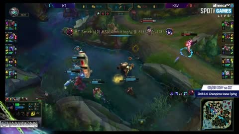 2018 LoL Champions Korea KSV vs KT 하이라이트 | SOOP VOD