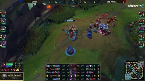 APK vs 그리핀 2경기 2Set 2018 LoL Challengers Korea Spring Split | SOOP VOD