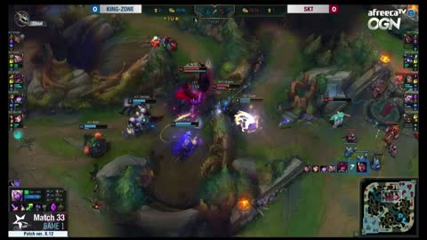 [KZ vs SKT] 1세트 2018 LoL Champions Korea Summer | 아프리카TV VOD