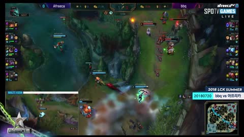7월 20일 2018 LoL Champions Korea bbq vs 아프리카 하이라이트 | SOOP VOD