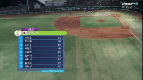 [AG 남자 야구] 대한민국 vs 대만 경기 하이라이트 | 아프리카TV VOD