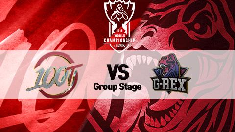 100 vs GRX Group Stage 3일차 4경기 2018 LoL World Championship | SOOP VOD