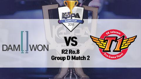 [담원 vs SKT] 2라운드 8강 D조 2경기 2018 KeSPA CUP | SOOP VOD
