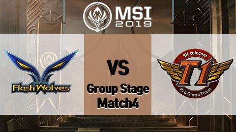 [FW vs SKT] 2019 MSI Group Stage Day4 | SOOP VOD