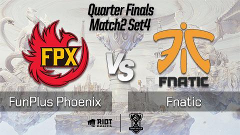 [FPX vs FNC] 4세트 / 월드챔피언십 8강 2경기 | SOOP VOD