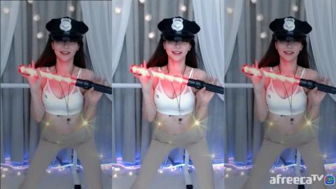 BJ하늘이♥ 섹시 경찰댄스 | 아프리카TV VOD